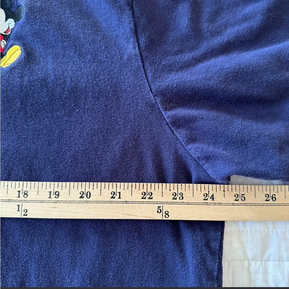 Disney | Tops | Vintage Disney Mickey Mouse Henley Tee Embroidered 9s ...